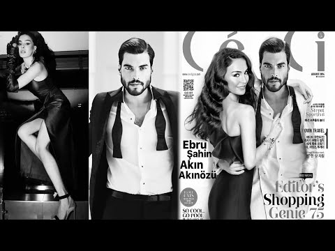 Akın Akınözü está en el mismo anuncio con Ebru Şahin!