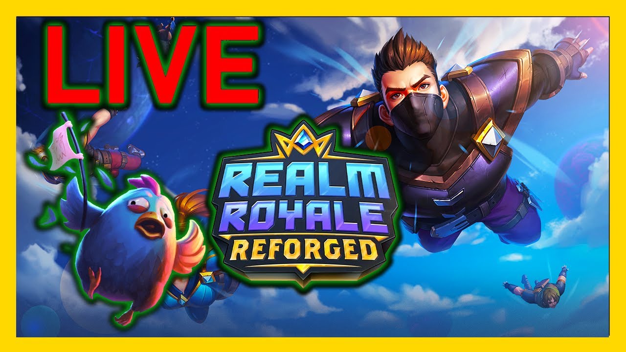 🔴LIVE🔴 AXE-ing my way to VICTORY! Realm Royale! - YouTube
