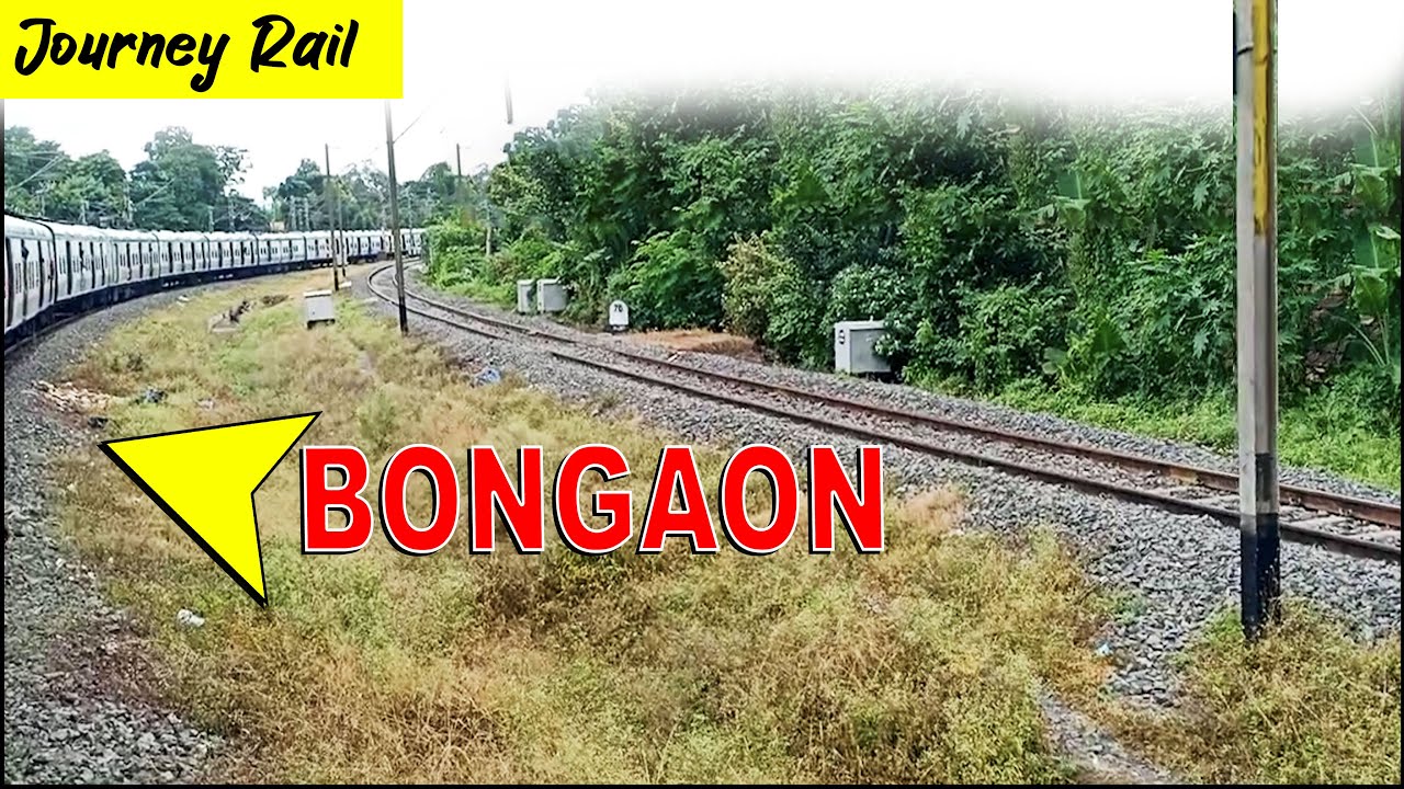 Sealdah Bangaon Local Entering Bangaon Station I - YouTube