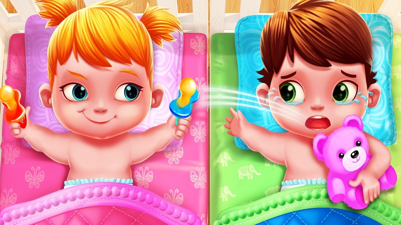 Fun Care Kids Game - Baby Twins Babysitter - Play Fun Dress Up, Feed ...