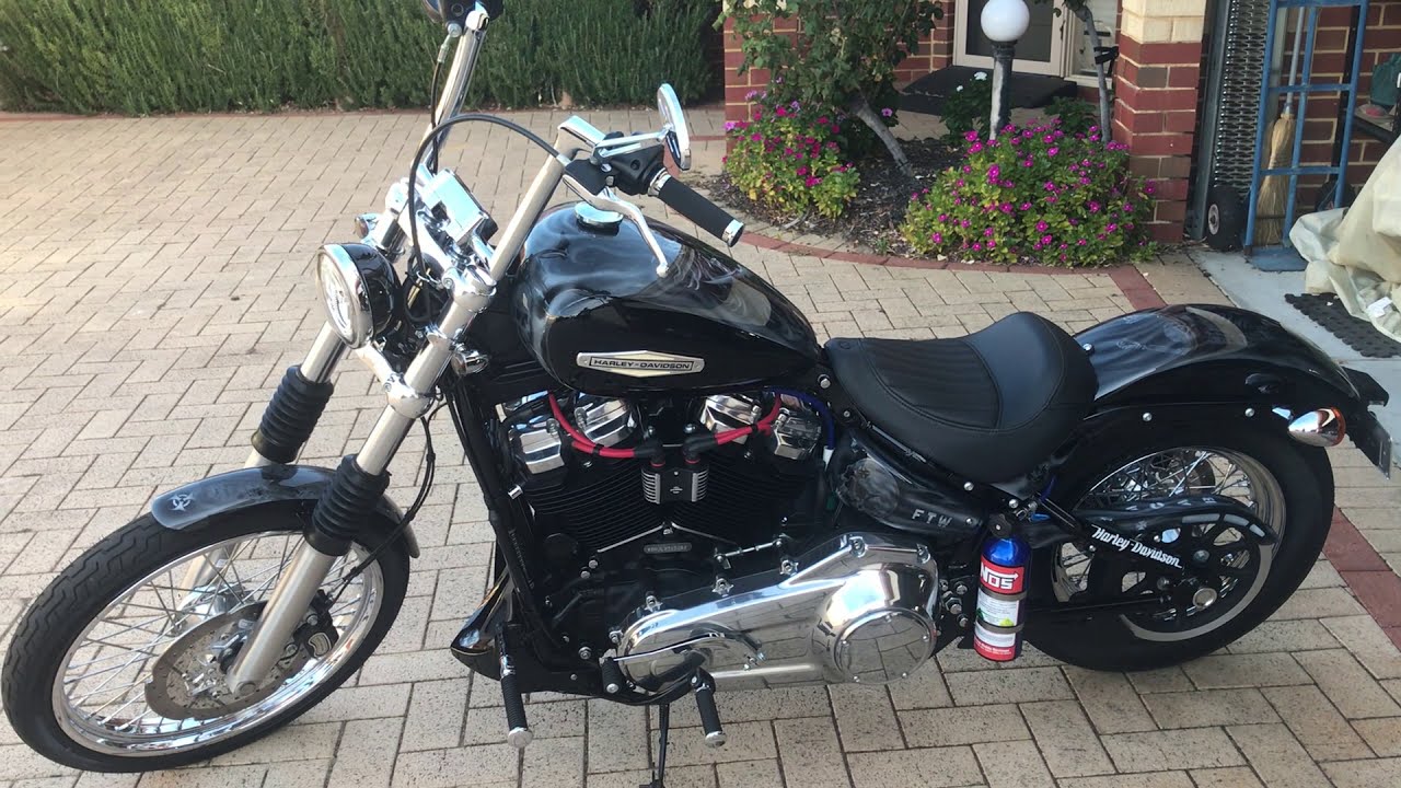 Harley Davidson 2020 FXST Softail Standard Custom Project - YouTube