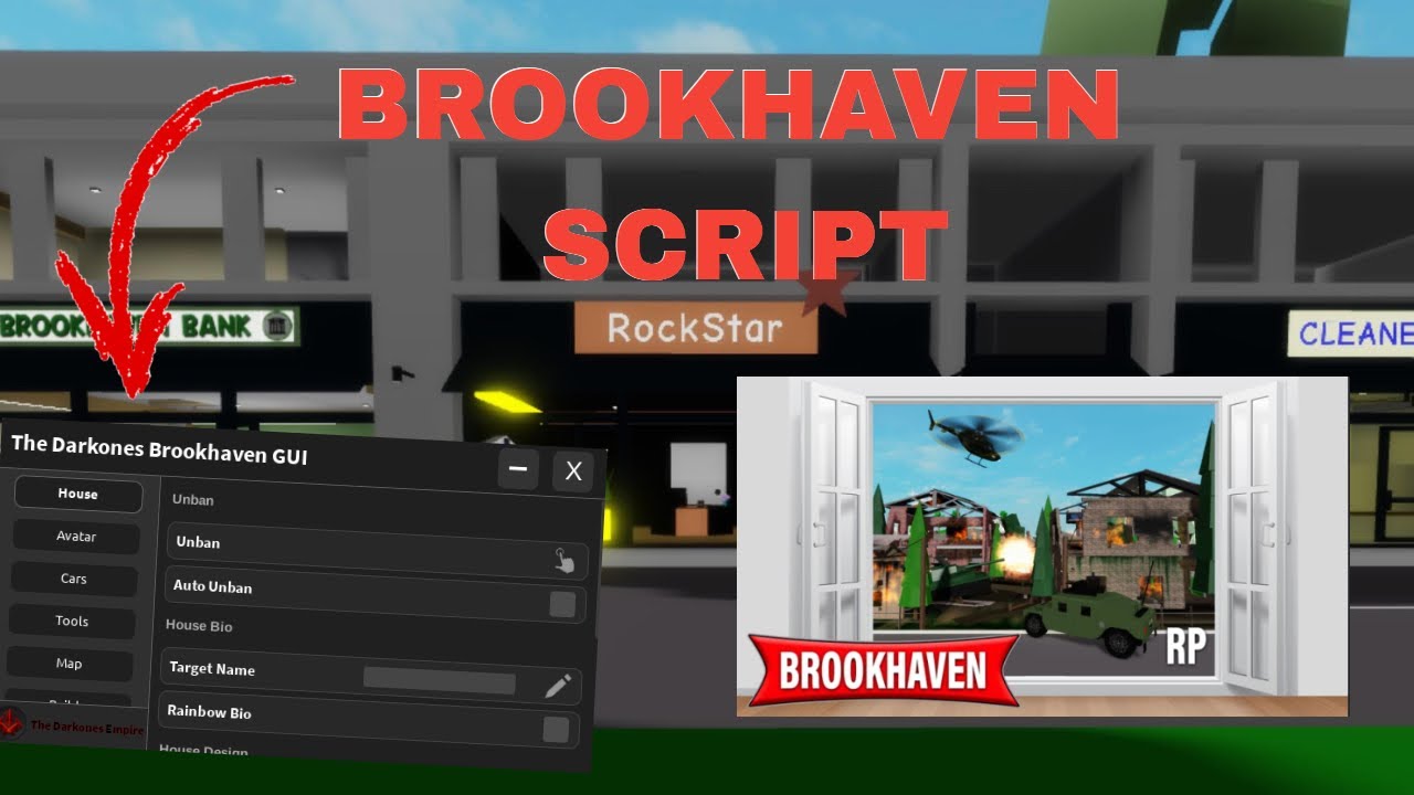 *NEW* BROOKHAVEN 🏡RP SCRIPT (KILL ALL, JAIL, UNBAN HOUSE, TROLL ...