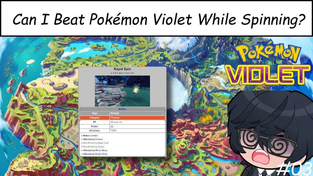 Start The Spin Cycle! - Can I Beat Pokémon Violet While Spinning? #3 ...