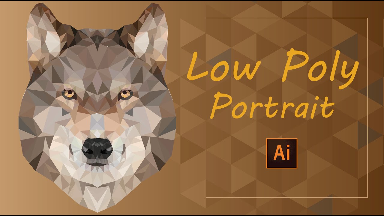 Low Poly portrait : Adobe Illustrator Tutorial - YouTube