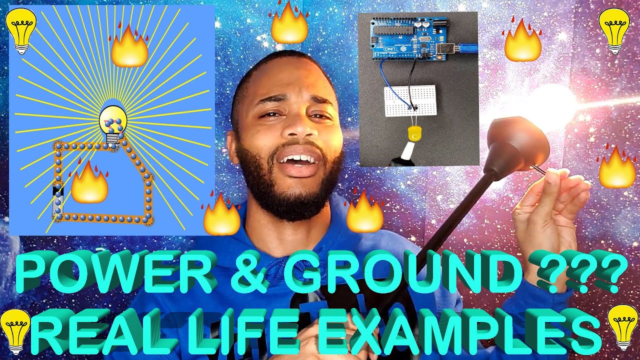 Circuit Power and Ground Real Life Examples - YouTube
