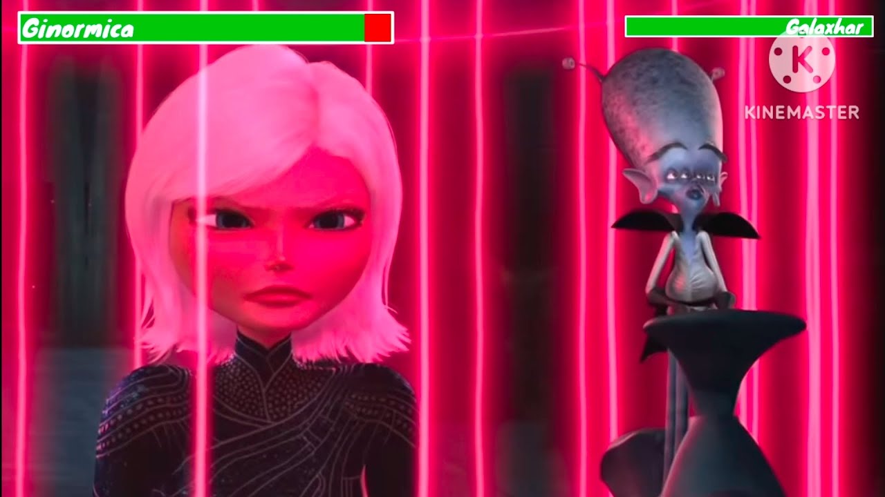 Ginormica vs Galaxhar (With Healthbars) - YouTube