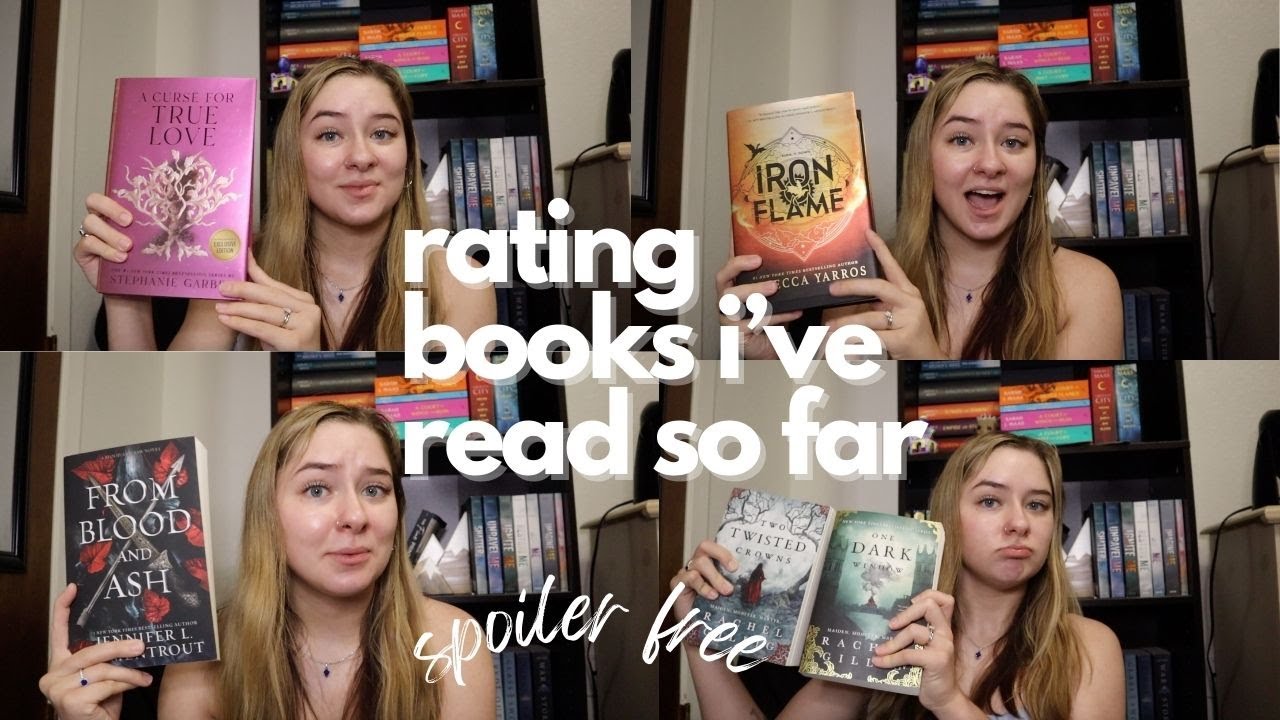 Rating All The Books I've Read This Year || Spoiler Free - YouTube