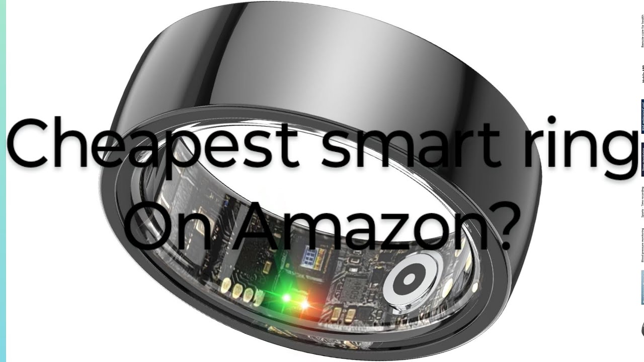 Cheapest smart ring from Amazon review - YouTube
