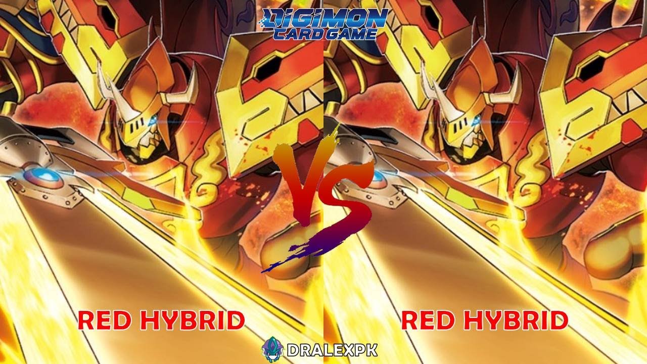 Digimon TCG | Red Hybrid E-13 | vs Red Hybrid (BT14) - YouTube
