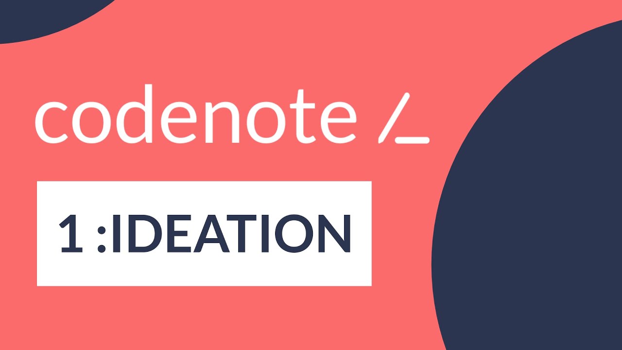 Codenote: Ideation - YouTube