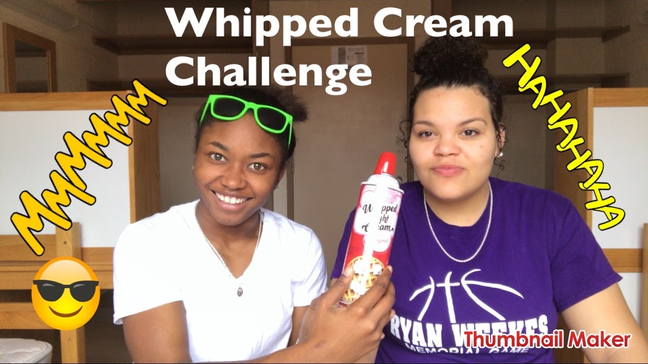 The Whipped Cream Challenge!! | Bai WatchTv - YouTube