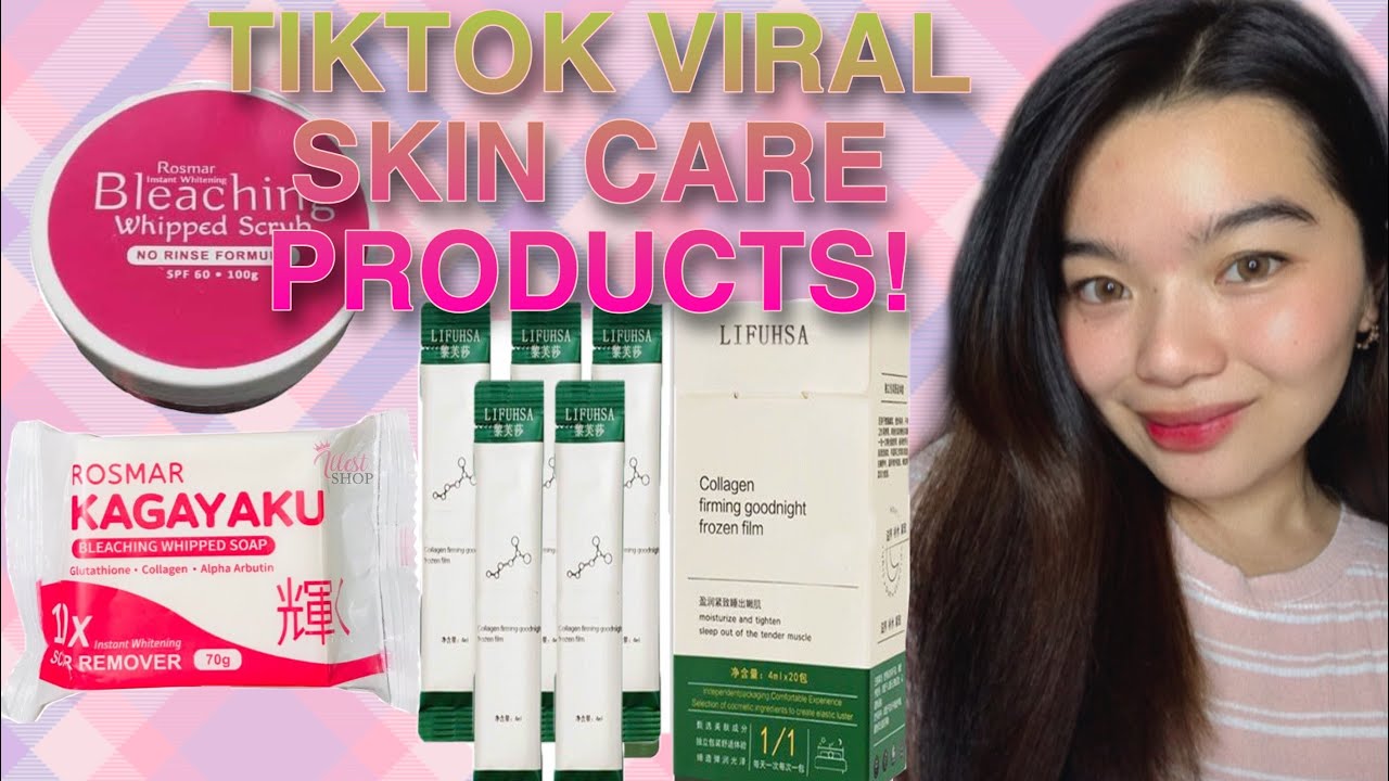 TIKTOK VIRAL SKIN CARE PRODUCTS! | ROSMAR KAGAYAKU BLEACHING WHIPPED ...