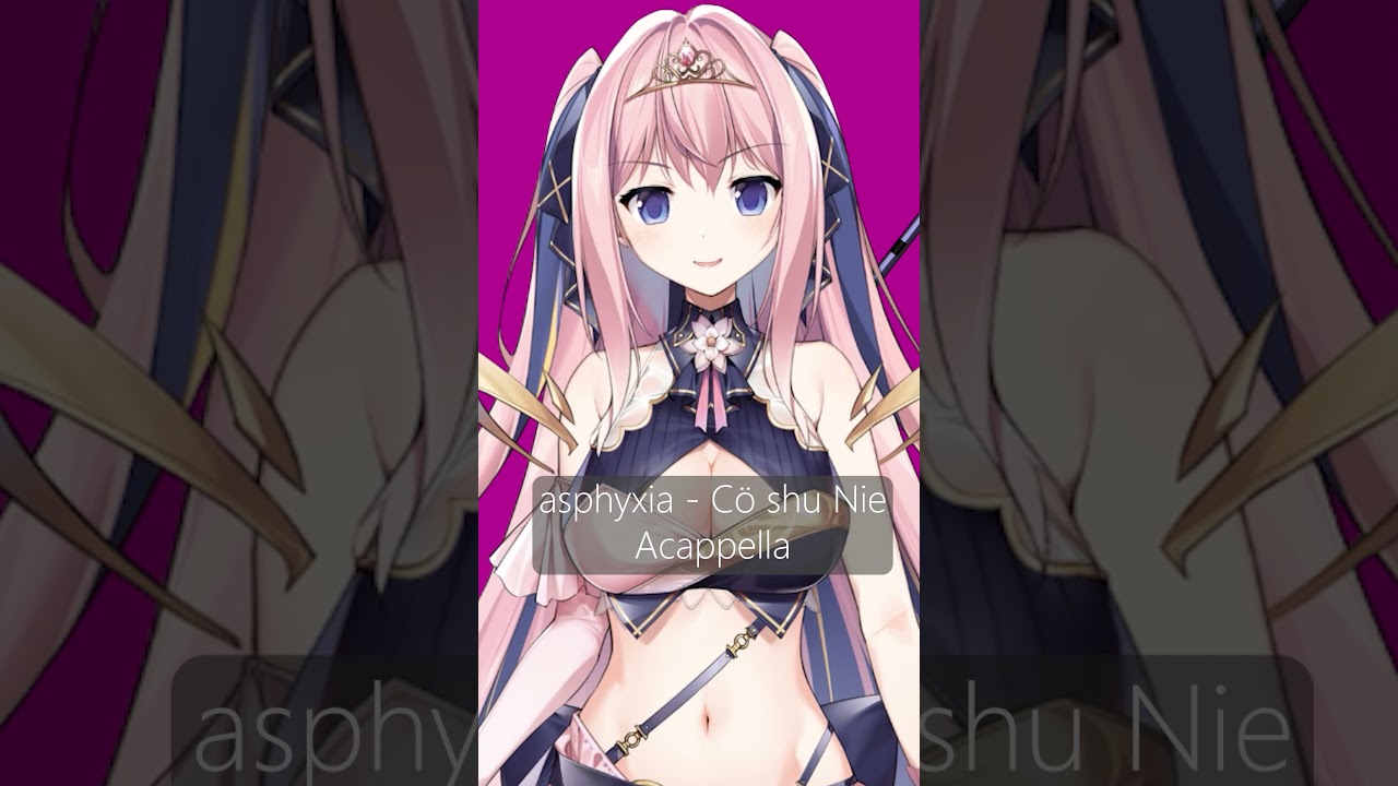 asphyxia - Cö shu Nie cover by #VTuber バーニー・ユィリス 【歌ってみた / アカペラ / 東京喰種トーキョーグール:re】 - YouTube