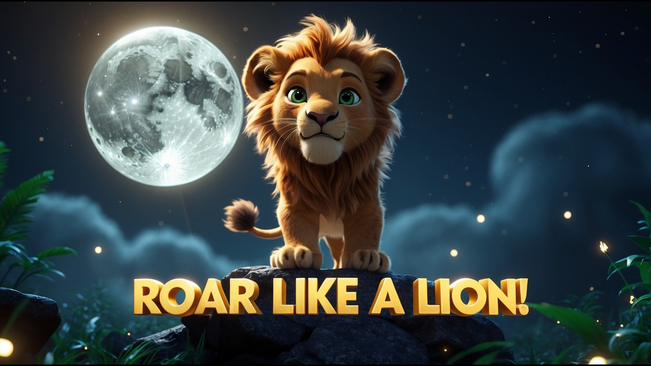 🦁 Roar Like a Lion! | Confidence-Boosting Kids Song & 3D Animation ...