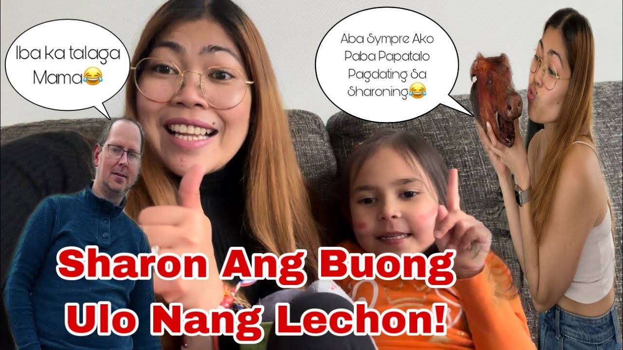 BUONG ULO NANG LECHON SHARON HANIP TALAGA SA GALING MAG BALOT+BIRTHDAY ...