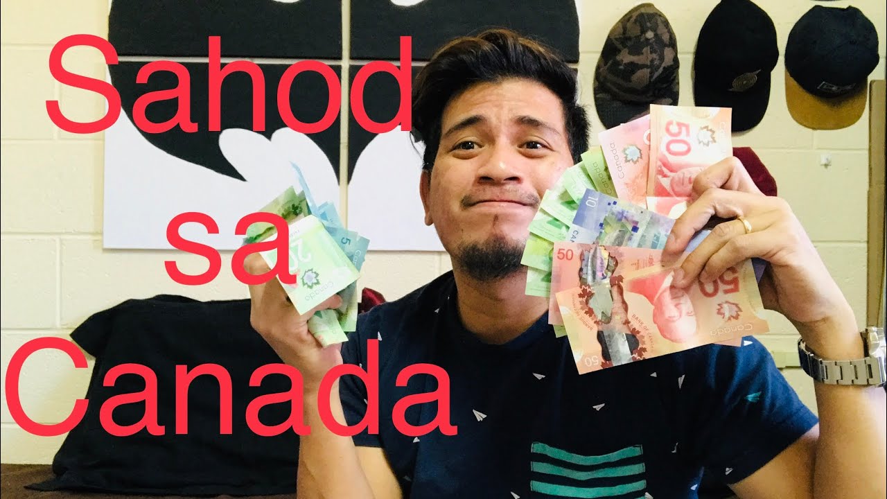 My First Vlog Sahod sa Canada + Expenses - YouTube