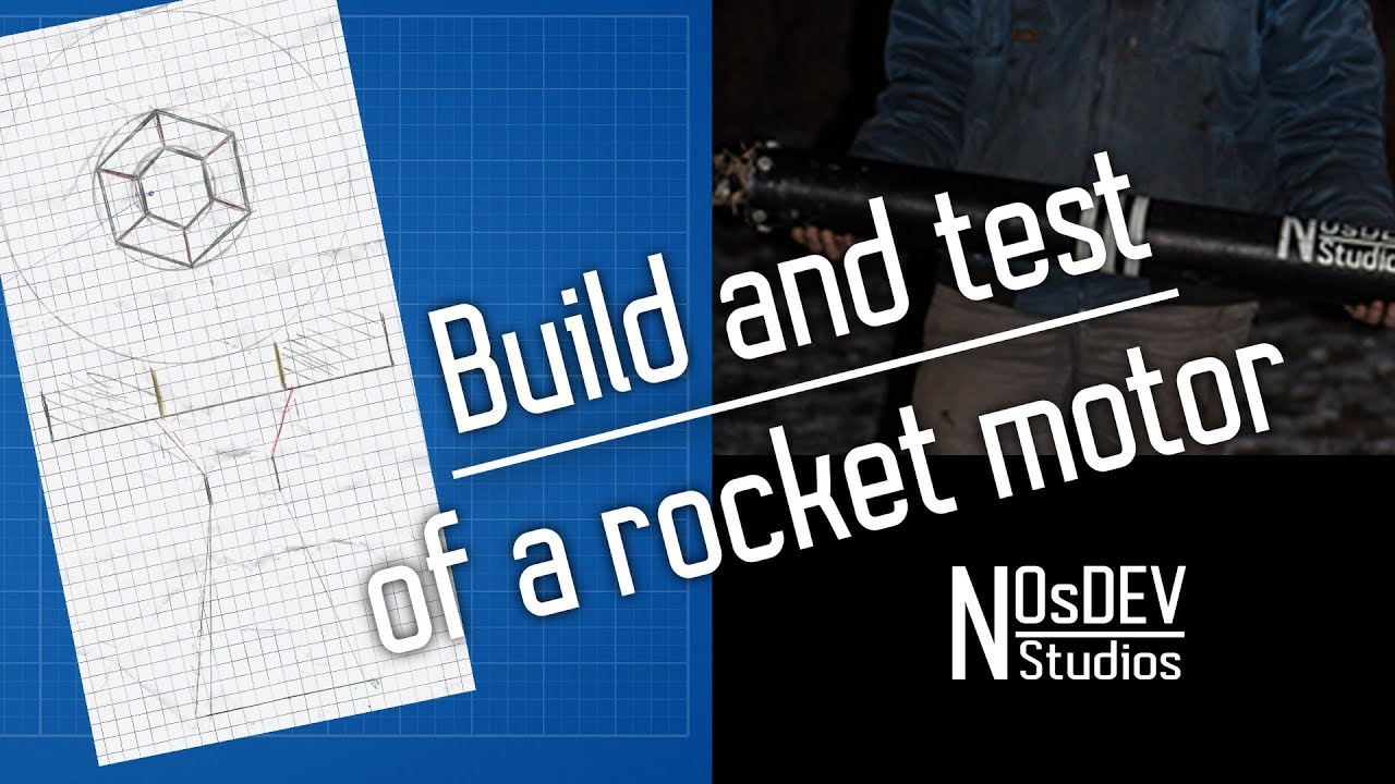 Build and test of a solid rocket motor - YouTube