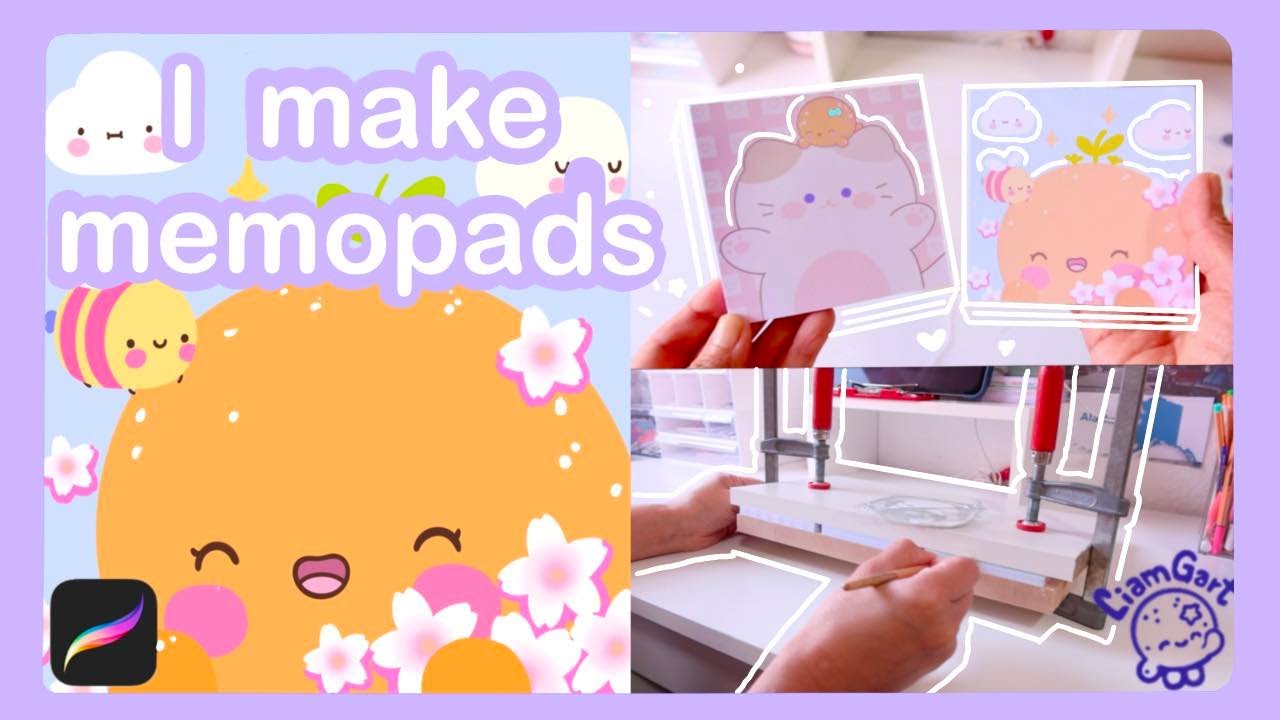 HOW I MAKE MY MEMO-PADS MY CURD BALLS🥰EASY STEP- DIY CUT MY MOMEPADS🌸 ...