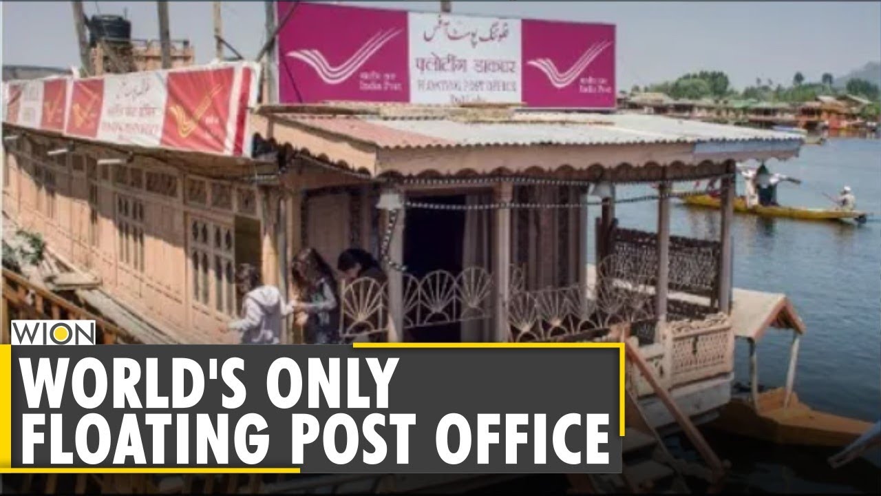 A Floating post-office at Srinagar's famous Dal Lake | Delivering ...