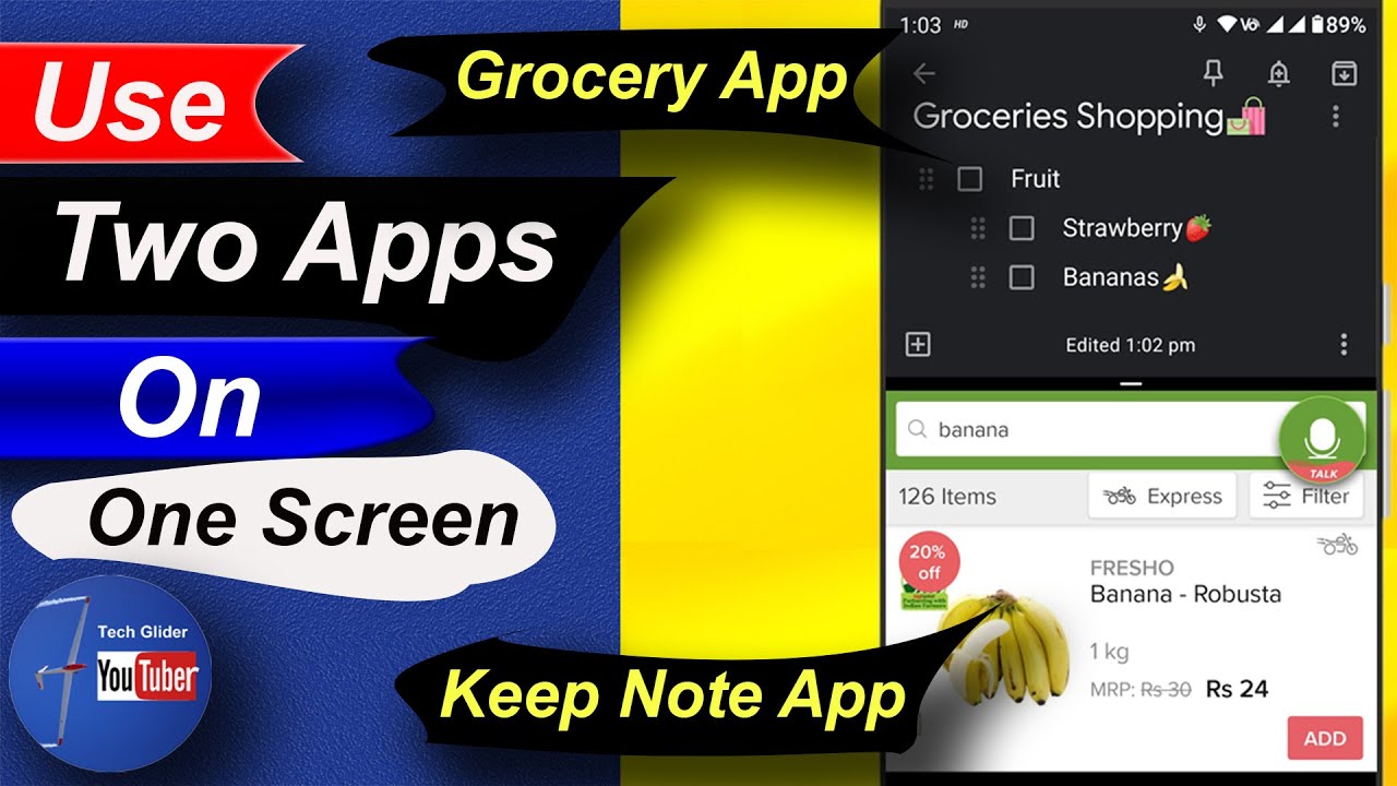 Split Screen for Shopping. How to use multi window mode for ...