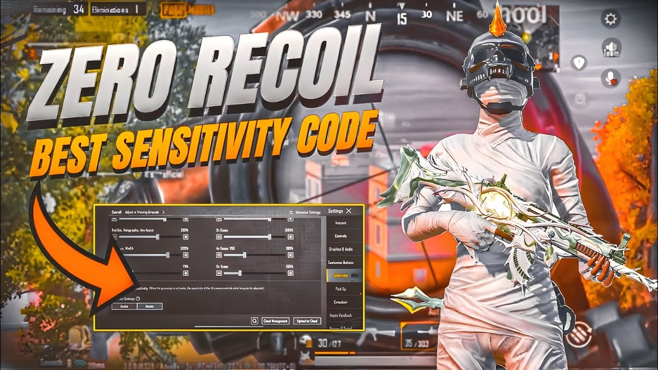 UPDATE 3.0 🔥 Best Zero Recoil Sensitivity CODE + Control settings for ...