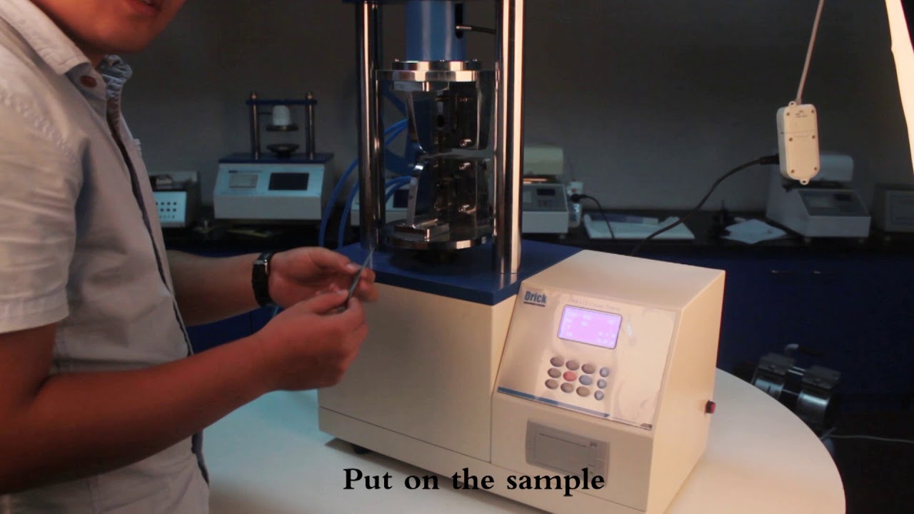 Video of DRK113 Short Span Compression Tester - YouTube