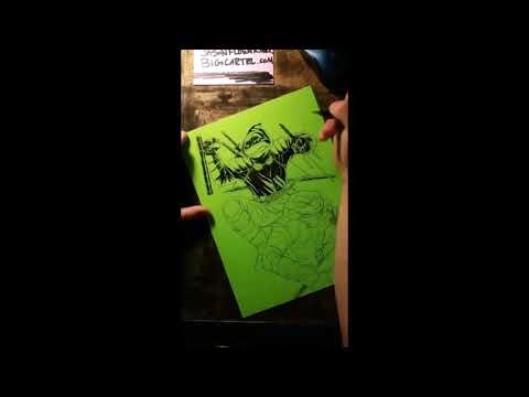 DRAWING TIME-LAPSE: "BOUNTY BULLFROG" TMNT "RONIN" - ART BY: JASON ...