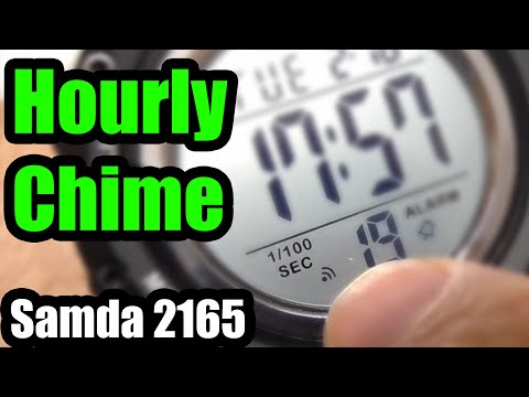 How to Enable/Disable Beep at every hour (Samda 2165 Wrist watch, Mode-Start-Reset-Mode)