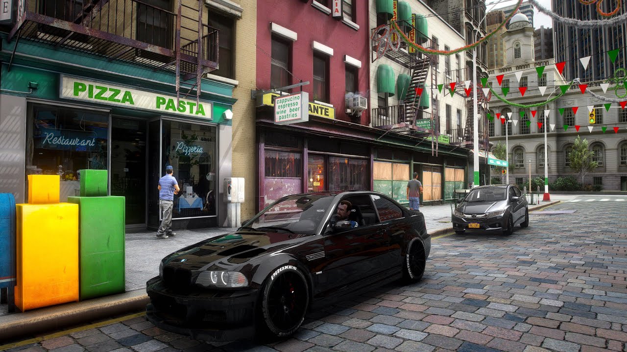 GTA 4 Remastered - BMW M3 E46 Gameplay in New York 🗽 CITY | GTA 5 PC ...