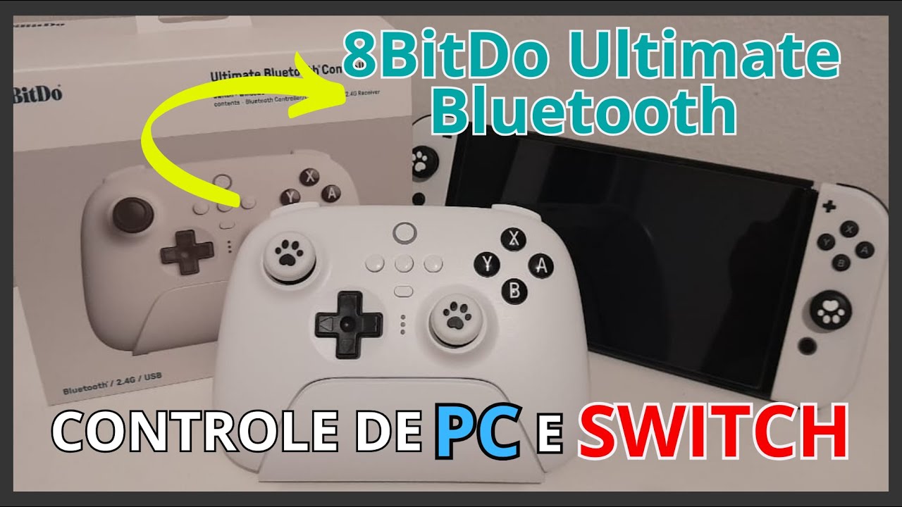 Controle INCRÍVEL - 8BitDo Ultimate Bluetooth Controller (Unboxing) - YouTube