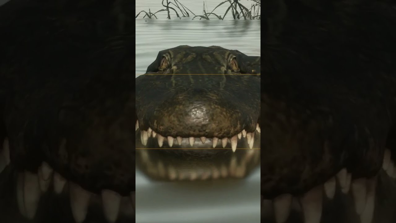 A VERY ANGRY GATOR IN THE HUNTER CALL OF THE WILD COMES TO TAKE A SNAP ...