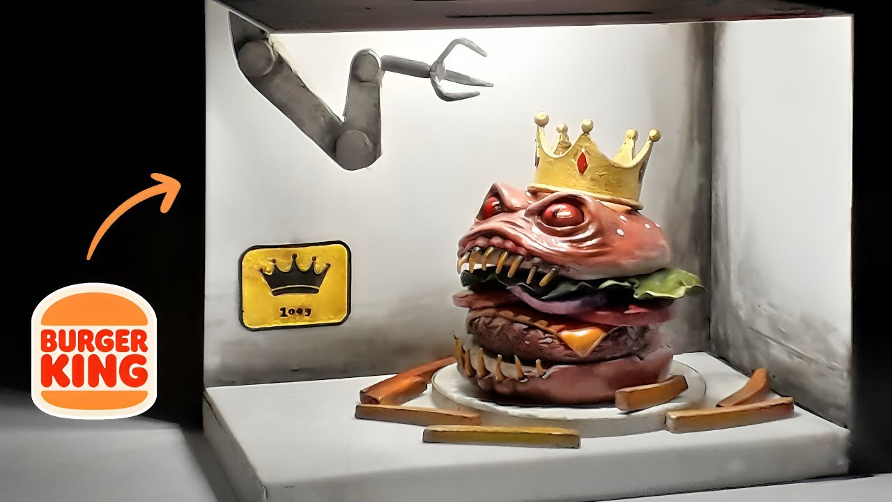 How To Make Scariest Burger King in Testing Room | Alienmadex - YouTube