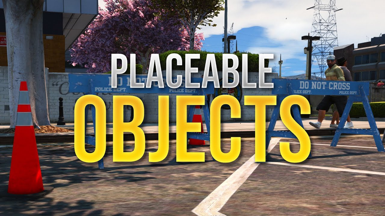 PlaceableObjects - Use items and place them on the map | FiveM Script ...