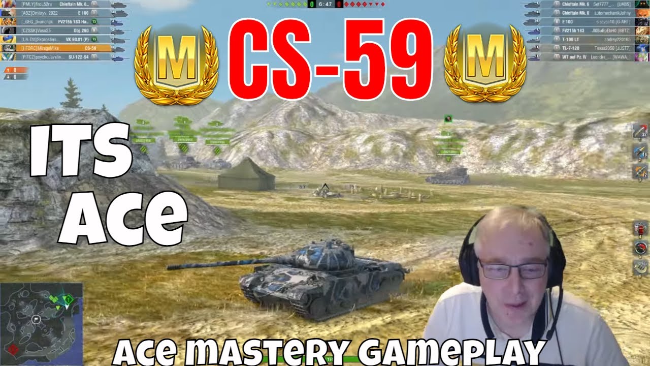 CS59 Ace Mastery Showcase #wotb #wotblitz - YouTube