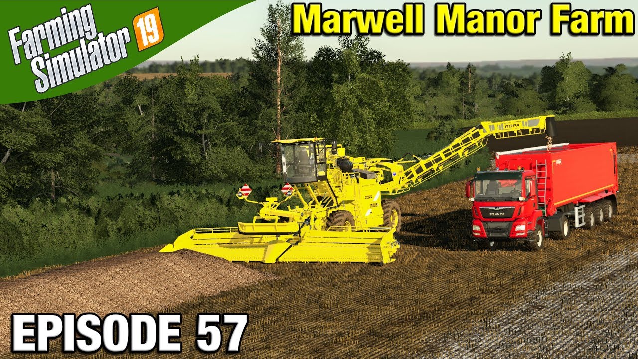 LOADING SUGAR BEET Farming Simulator 19 Timelapse - Marwell Manor Farm ...
