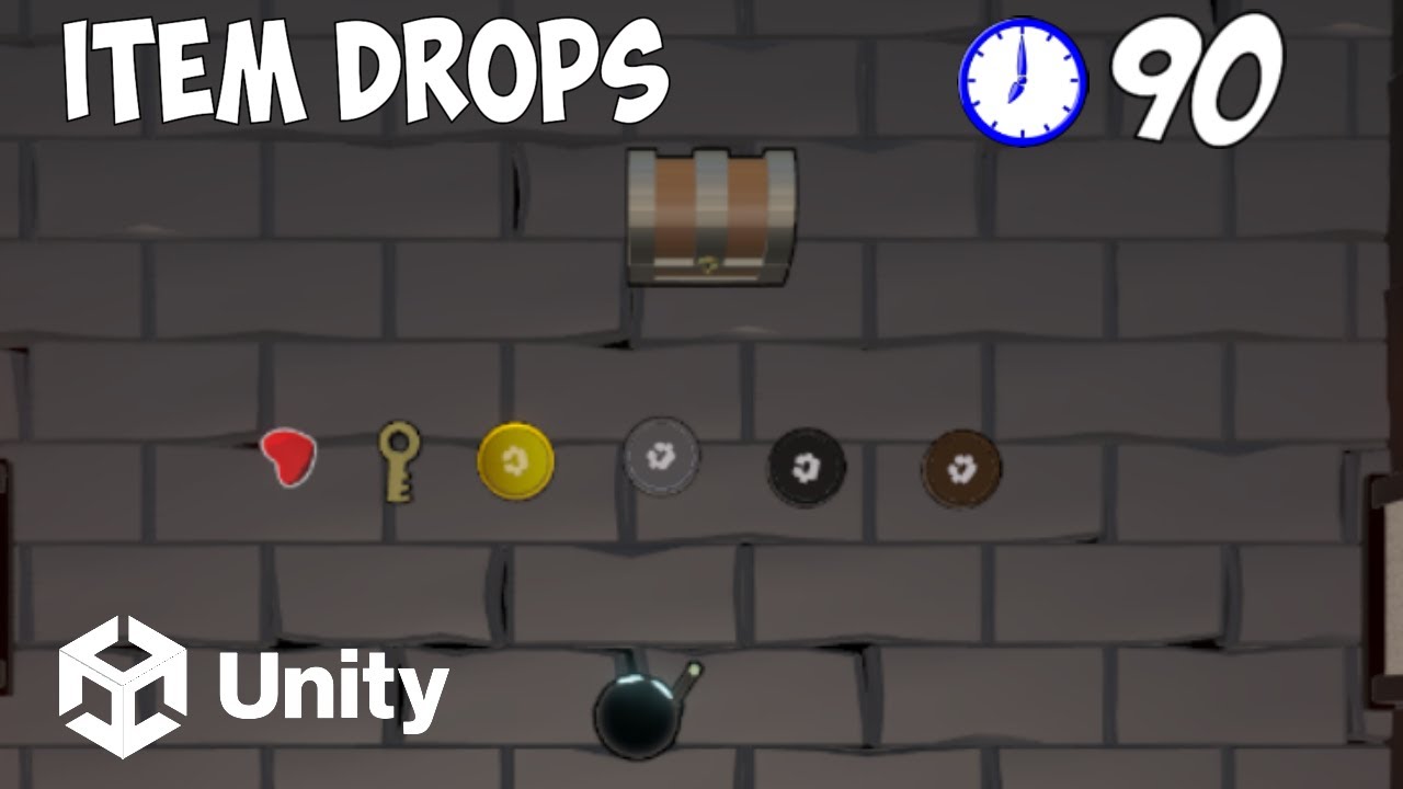 Unity - Item Drops in 90 Seconds! - YouTube