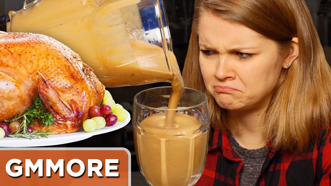Thanksgiving Smoothie Challenge - YouTube