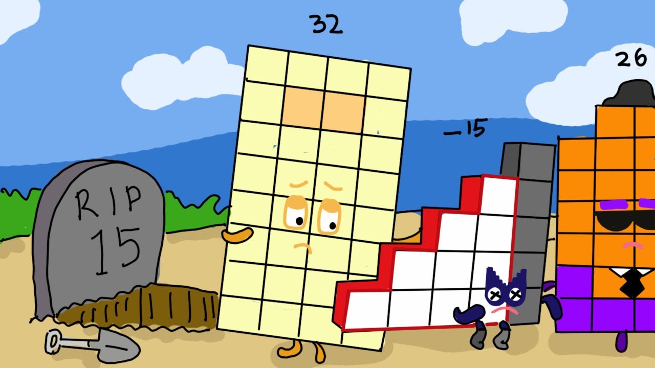 Numberblocks 15 died, 32 and 26 save her | Numberblocks fanmade ...