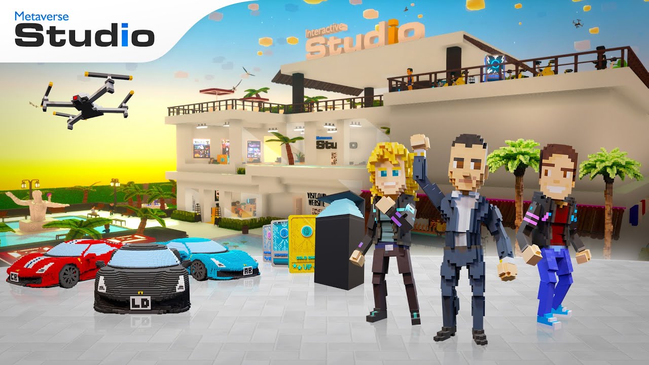 Gameplay Metaverse Studio Offices - The Sandbox Experience - YouTube