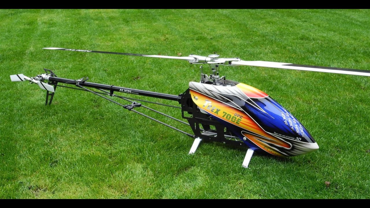 Flight of the TREX 700E DFC - YouTube