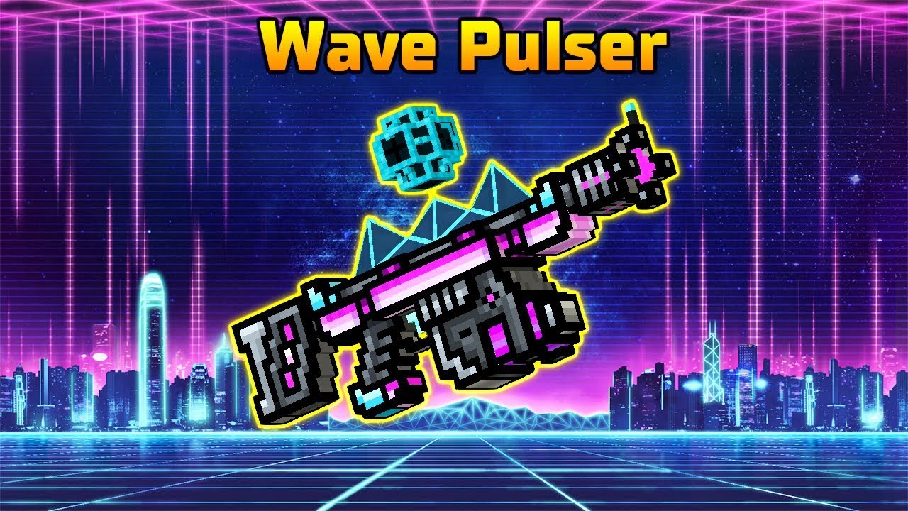 Wave Pulser Gun Review - Pixel Gun 3D - YouTube