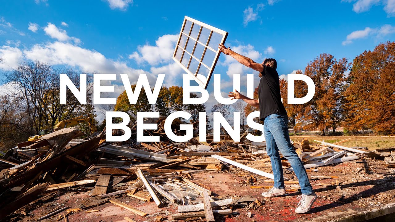 Starting another NEW BUILD but first site prep - YouTube