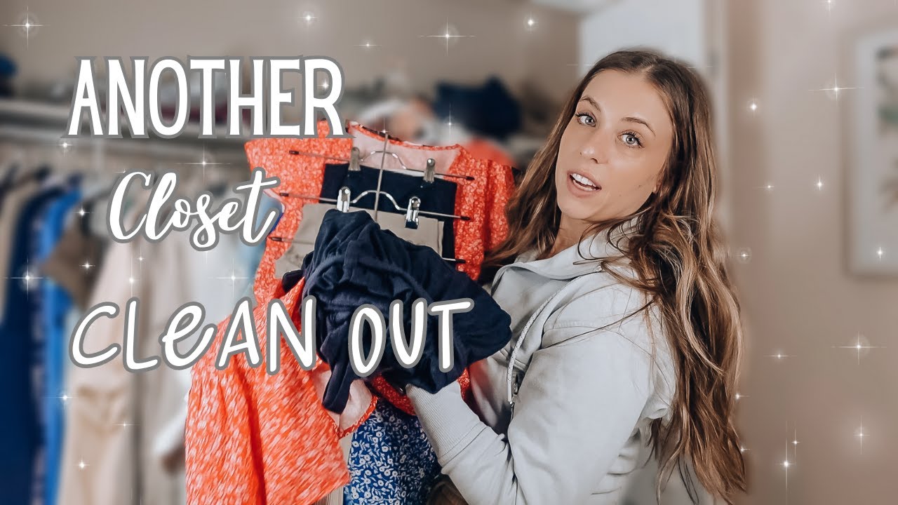 ANOTHER closet clean out!! | Real clothes this time...and lots of them ...