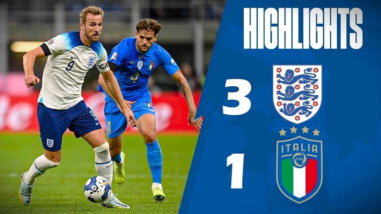 England vs Italy 3-1 | 2023 UEFA Euro Qualifier | Match Highlights ...