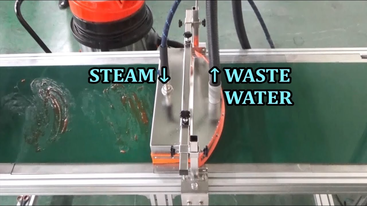 Amazing Conveyor System Cleaner (Steam & Vacuum) - YouTube
