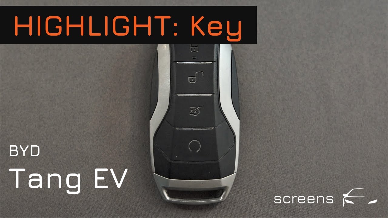 BYD Tang EV | The key - YouTube