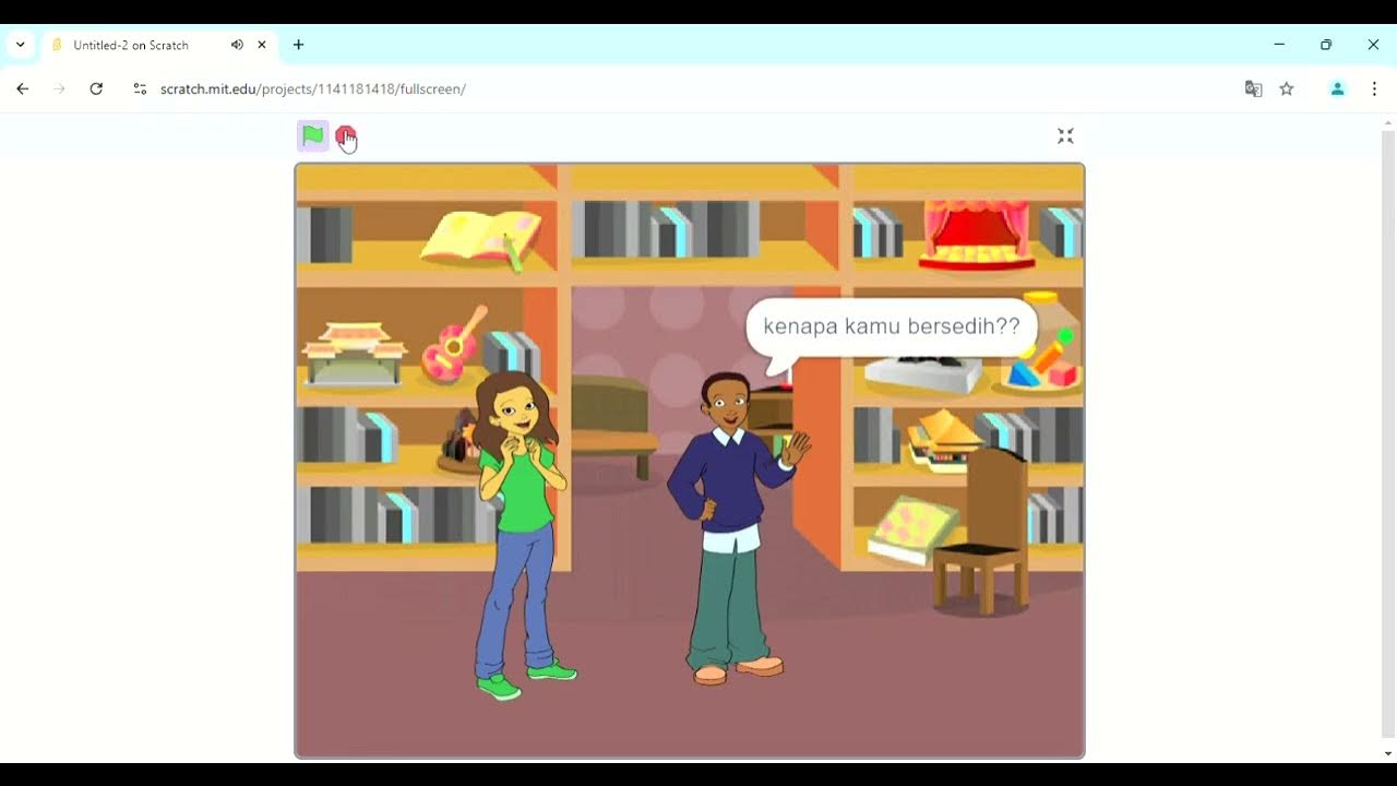 Tugas informatika membuat animasi dari Scratch - YouTube