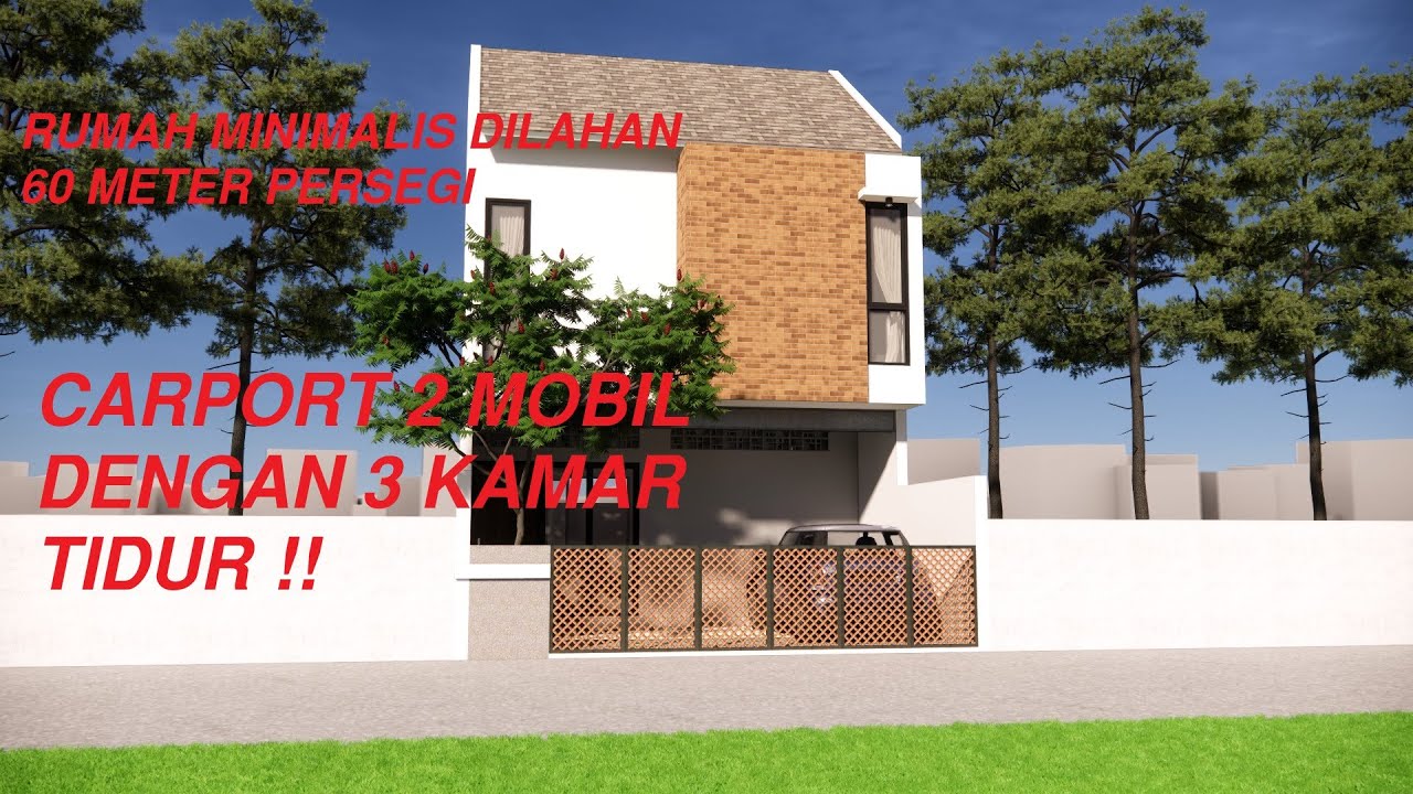 RUMAH DI LAHAN 60 METER PERSEGI - YouTube