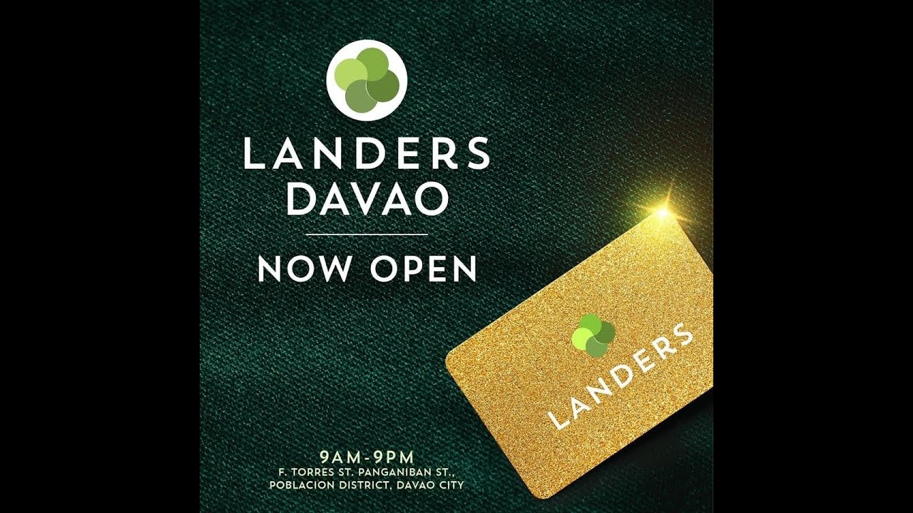 Grand Opening of Landers Superstore in Davao City - YouTube