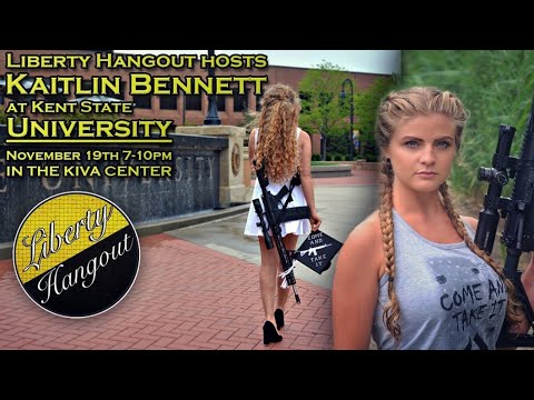 Let's Talk Gun Rights: Kaitlin Bennett Speaks at Kent State - YouTube